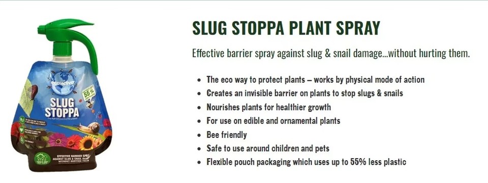 Ecofective Slug Stoppa Barrier Plant Spray Pesticide Free Slug ...