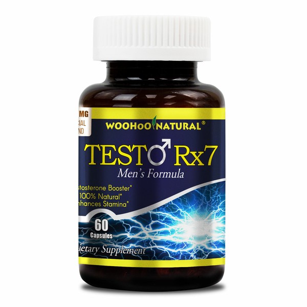 3x TESTO Rx-7 Men's Formula 60 Capsules Tribulus/maca Testosterone ...