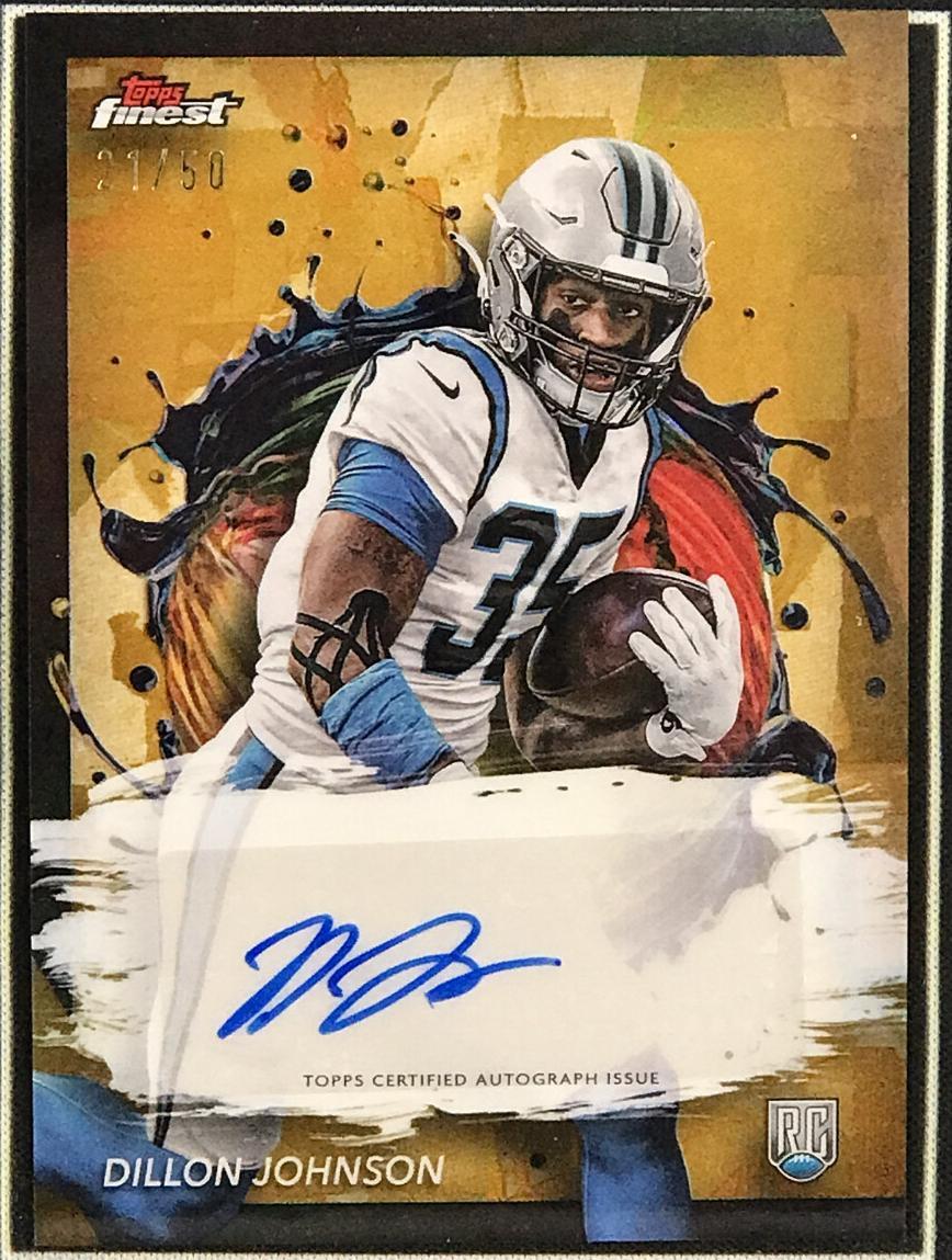 2024 Topps Finest - Rookie Finest Autographs Dillon Johnson #RFA-DJ ...