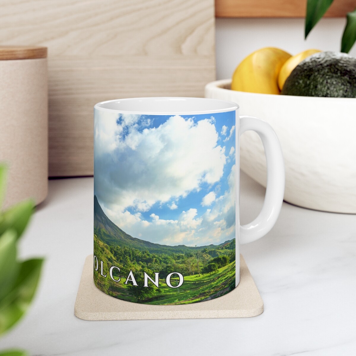 Ceramic mug 11oz Arenal Volcano | eBay