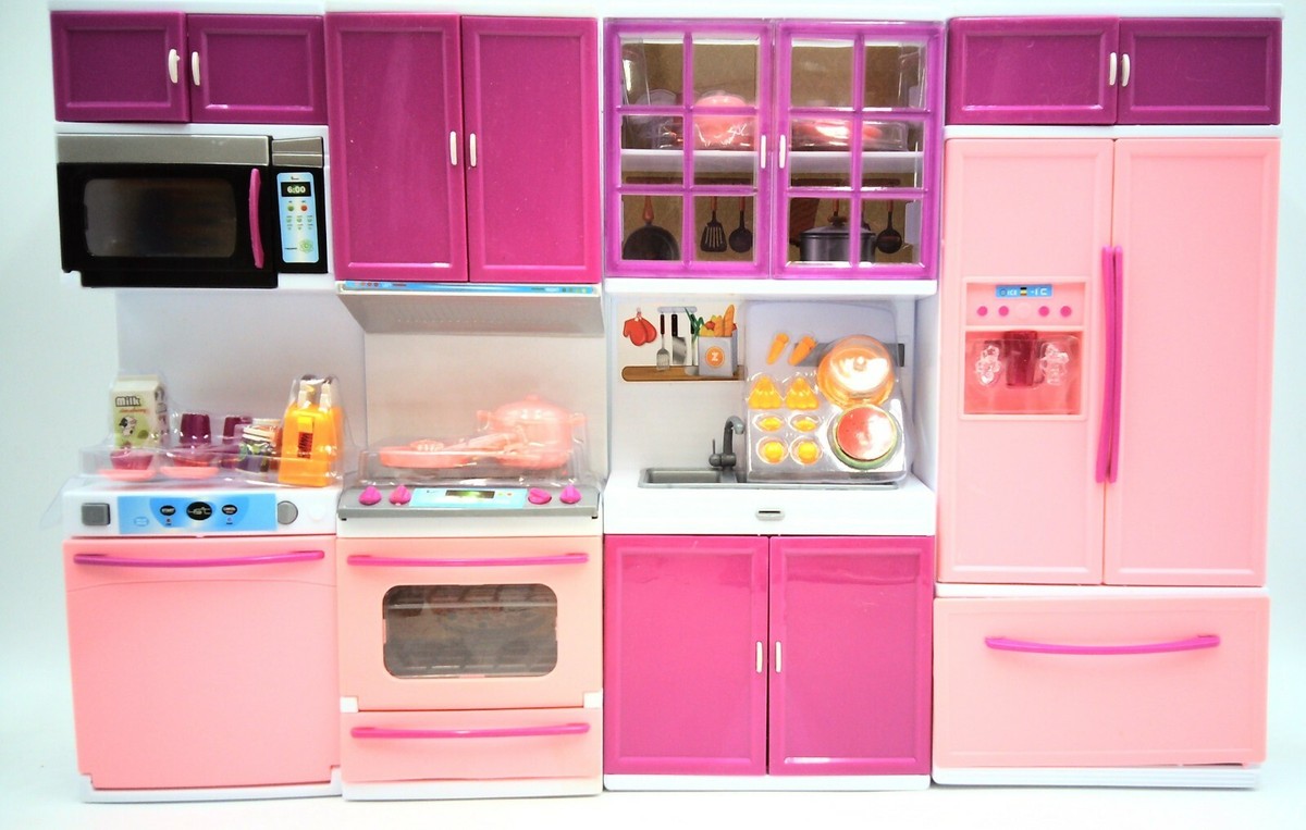 Barbie Doll Kitchen Set