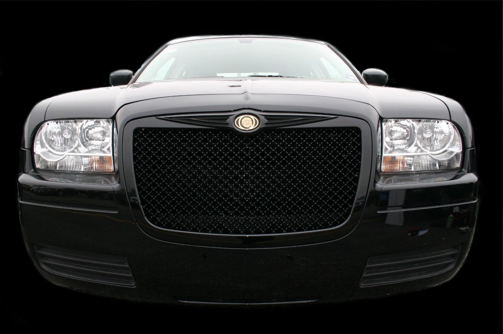 Fits 2005-2010 Chrysler 300 Black Bentley Mesh Grille Bently Grill | eBay
