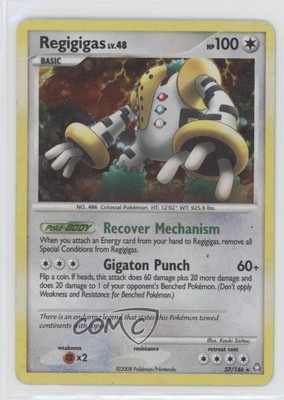Regigigas Pokémon Diamond & Pearl Legends Awakened #37 2008 | eBay