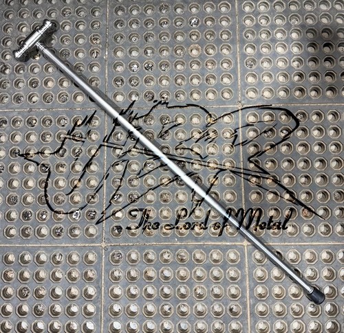Custom Handmade Stainless Steel Walking Stick,Cane With Leather Bag | eBay