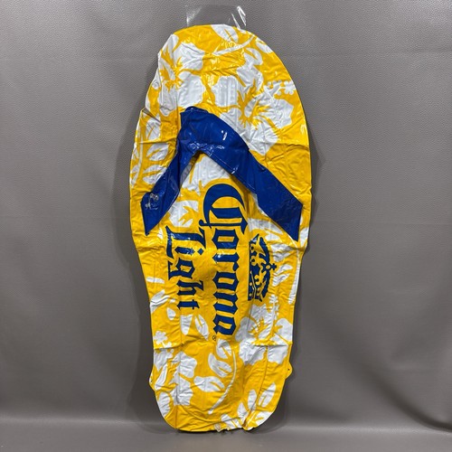 Vintage Corona Light Beer Pool Inflatable Flip Flop 32"x14" Bar ...