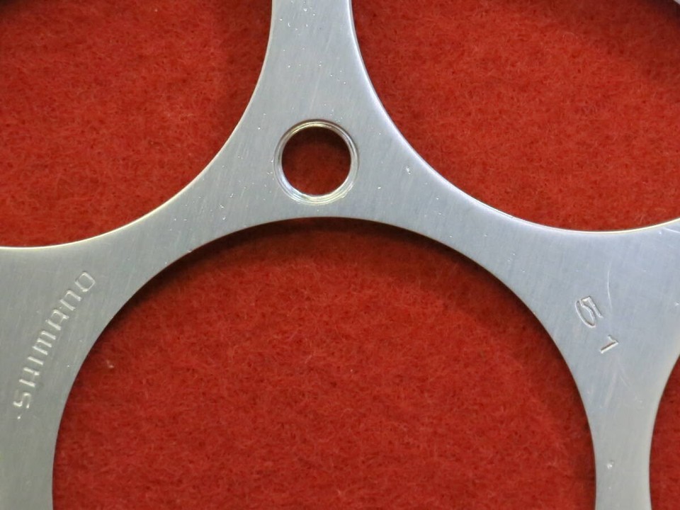 CW-00018 600 DEORE old tooth type chainring 51t PCD94mm thin tooth ...