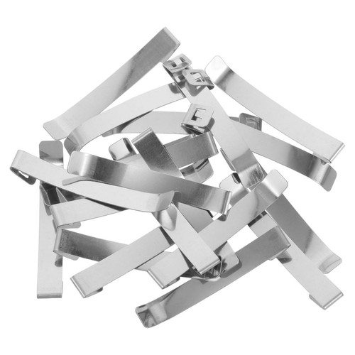 20 Pcs Cup Taker Buckle Stainless Steel Gripper Clip Dispenser Retainer ...
