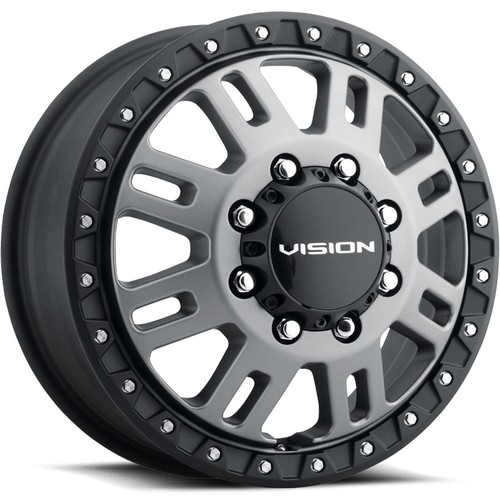 4 Wheels 17" 408 Manx 2 17x6.5 8x165.1 Satin Gray 121ET 125.2CB (408 ...