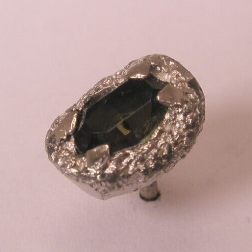 Smokey Rhinestone Quality Vintage SMALL Tie Tack Lapel Pin r61 | eBay
