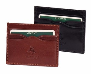 Real Leather Slim Travel Oyster Bus Pass Holder Credit Card Wallet with ...