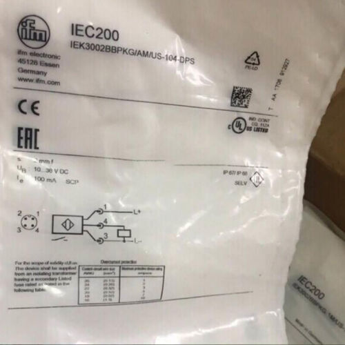IFM IEC200 Proximity Sensors IEC 200 New 1PC | eBay