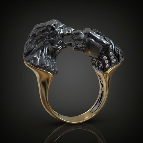 Magerit Instinto Black Diamond Woman Ring 925 Sterling Silver | eBay