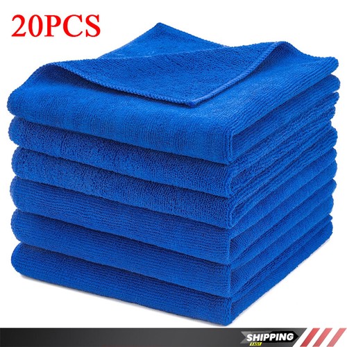 20pcs Lot Microfiber Detailing Cloths Fits Cars - Scratch-Free ...