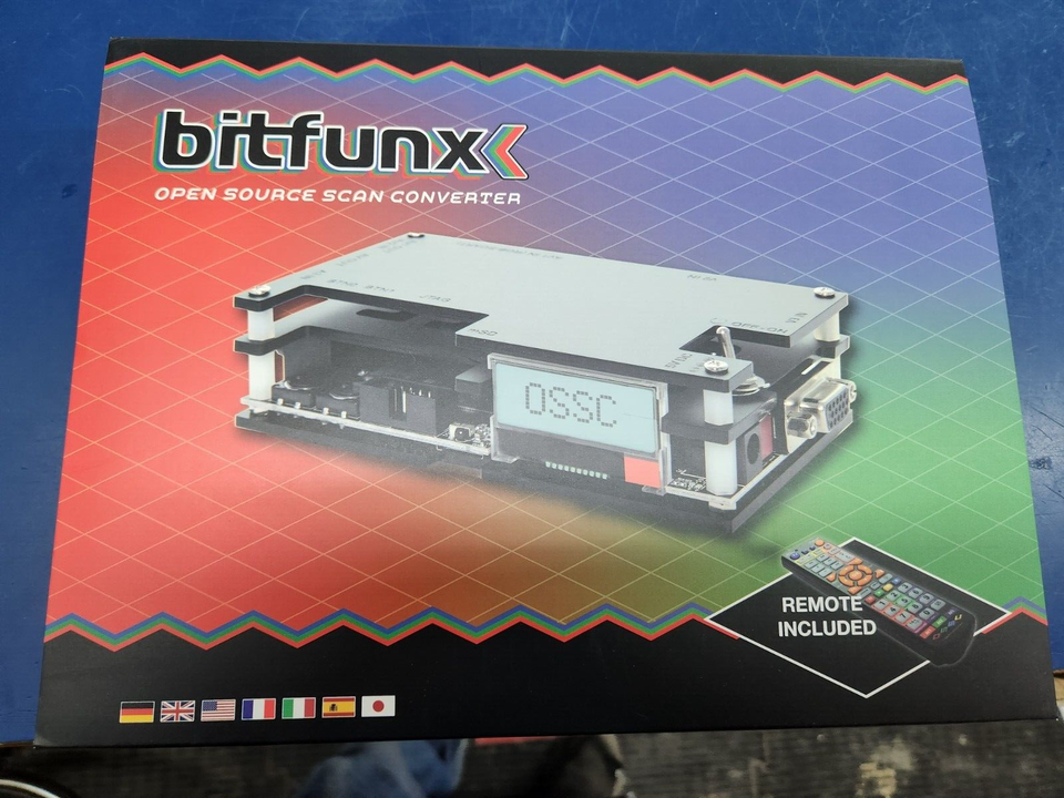 OSSC HDMI Open Source Scan Converter With Remote Bitfunx | eBay