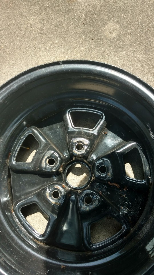 "1971-1972 Chevrolet Chevelle 5-Spoke Rally Steel Wheel 15"" x 7 ...