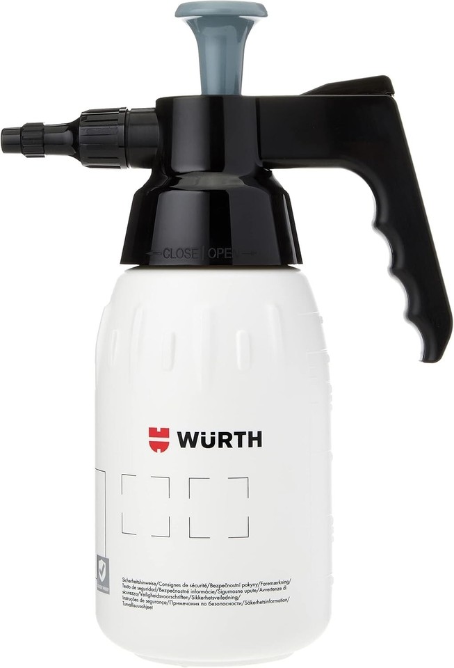 Wurth Brake Cleaner Pump 1Ltr Bottle - Adjustable Dispenser / Solvent ...