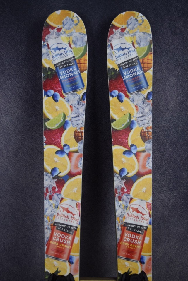 NEW DELISH HEAD 90 TWIN TIP WOODEN CORE SKIS SIZE 162 CM MARKER SQUIRE ...