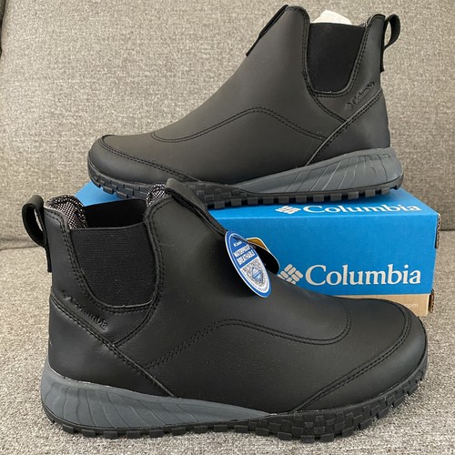 Columbia Fairbanks Rover Men’s Chelsea Boots Waterproof Shoe Black 9 | eBay