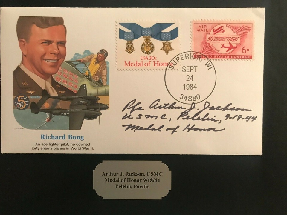 Medal of Honor Last 10 Survivors WWII Signed 1st Day of Issue Stamped ...