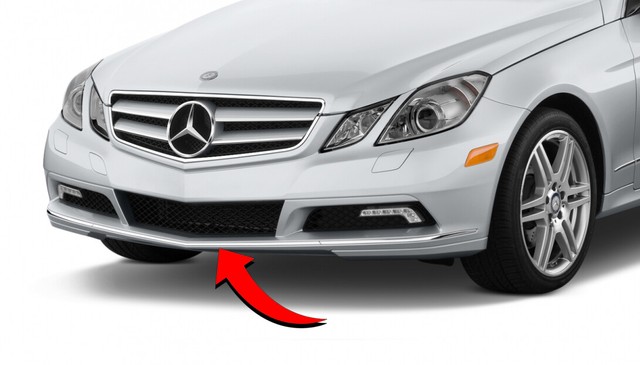 OEM MERCEDES E Class W207 Front Bumper Centre Chrome Moulding ...
