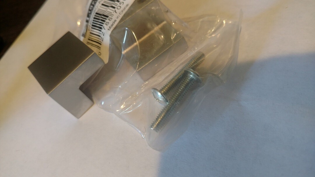 Liberty Plaza Provincial Aluminum Square Finger Pull 1" Knob 16MM ...