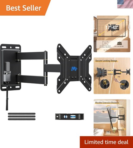 Heavy Duty Locking RV TV Mount for 17-43 Inch TVs - Adjustable Viewing ...