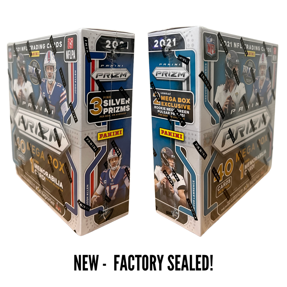 2021 Panini Prizm Football NFL Mega Box Walmart Exclusive - Green ...