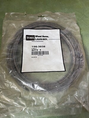 New Oem Toro 106-3038 Drive Belt Z100 Z200 Z400 Z500 Twin Soft Bagger ...