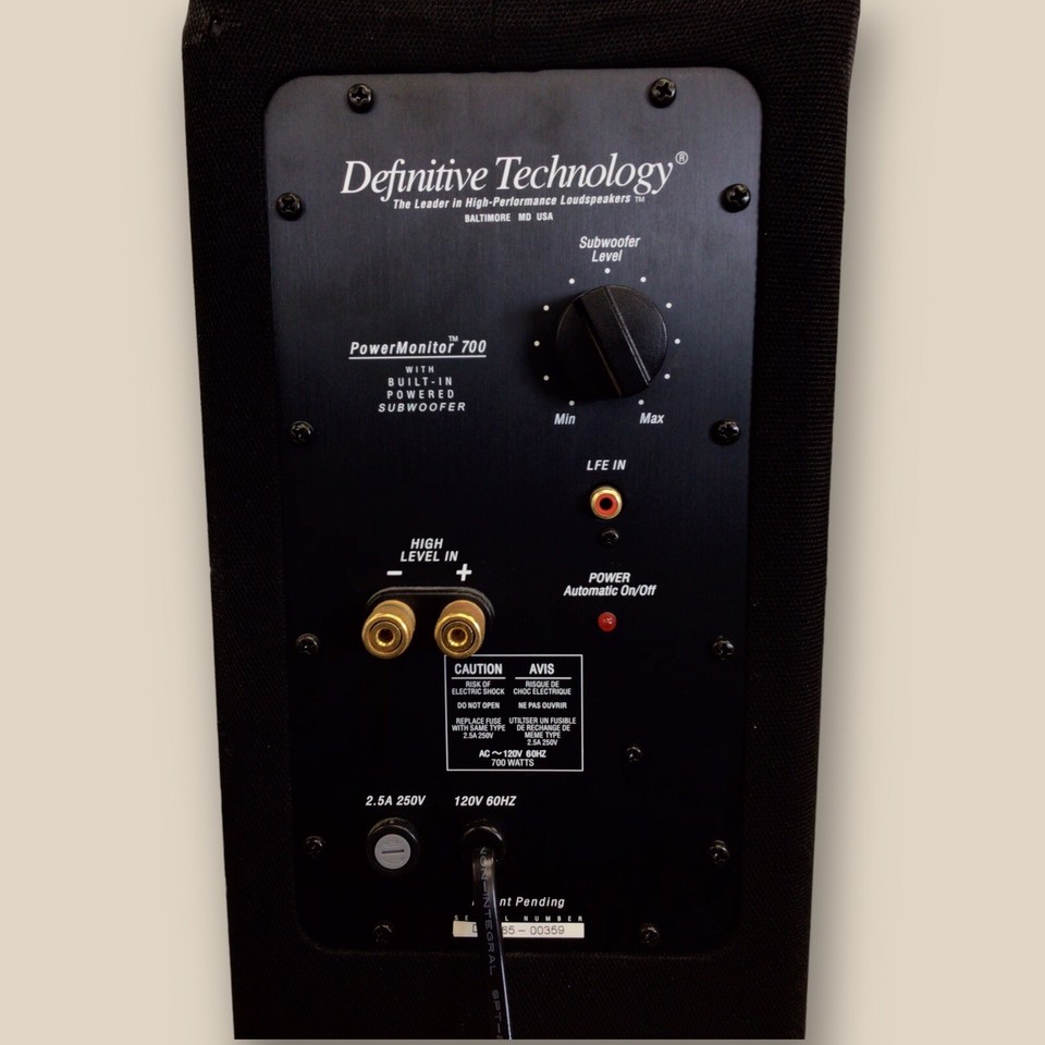 Definitive Technology PowerMonitor 700 w/ Built-in Powered Subwoofer | eBay