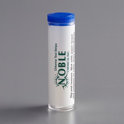 NOBLE CHLORINE SANITIZER TEST STRIP PAPERS (100) FREE SHIPPING USA | eBay