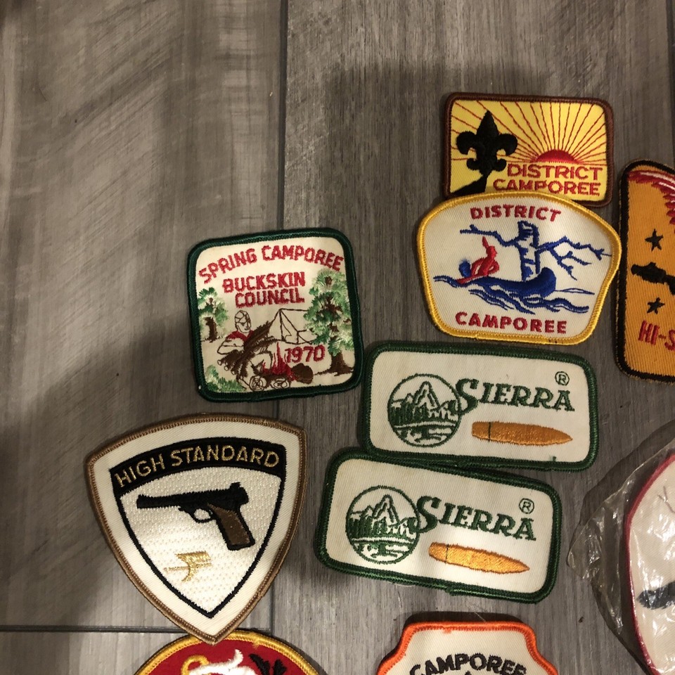 BOY SCOUT Gun NRA VINTAGE PATCH (47) Diamond Rifle 80’sPA Rifle Hunting ...