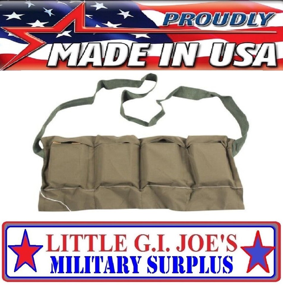 .223 Repack Kit Bandoleer 5.56 Stripper Clips 4 Pocket Bandolier Re ...