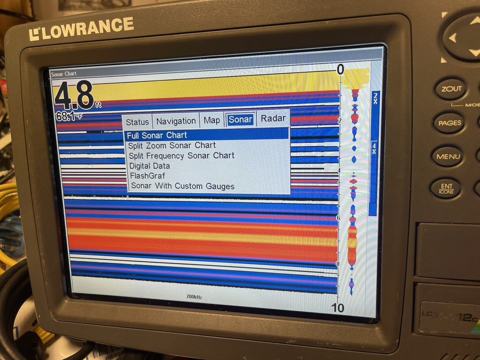 Lowrance LCX-112C Fish Finder 10" Color Display | eBay