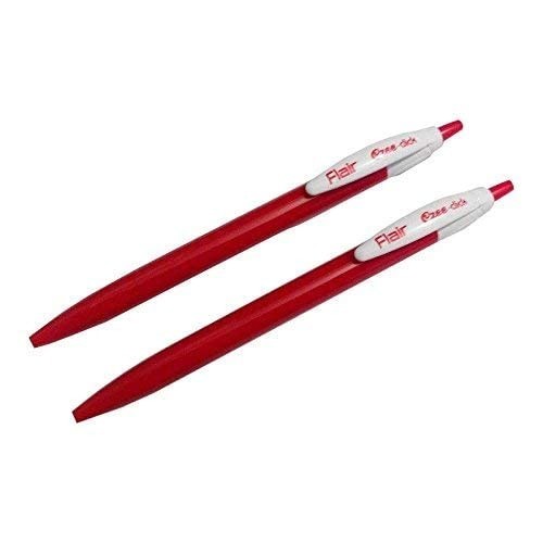 20X Flair Ezee Click Red Ball Pen Smooth Writing Attractive Body Free ...