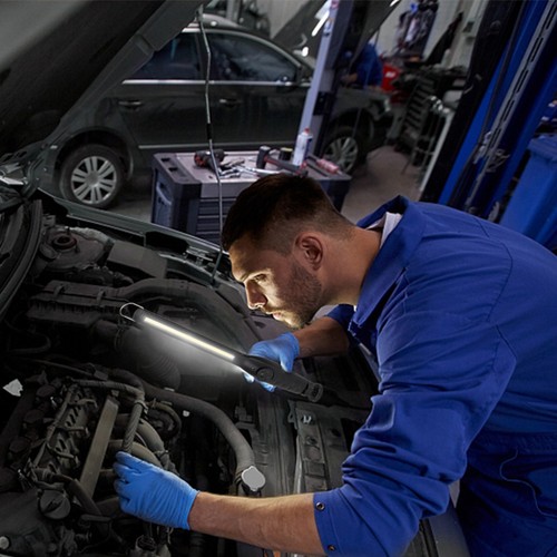 LED Light Flashlight Rechargeable Flashlights Work Inspection Car ...