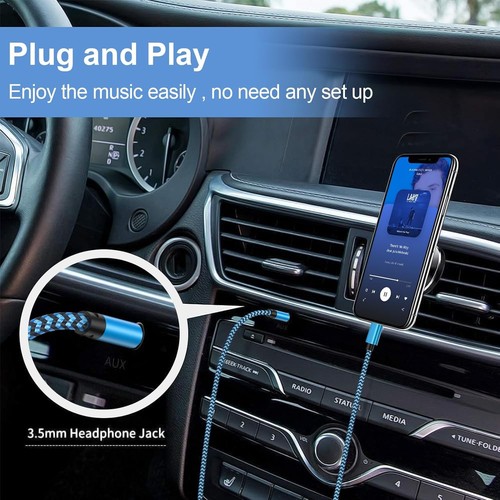 Samsung USB C to 3.5mm Audio Aux Jack Cable,3FT Type C Headphone Blue ...