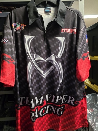 NHRA Team Viper Racing Mello Yellow Nitro Fish Team Pit Crew Shirt 2XL ...