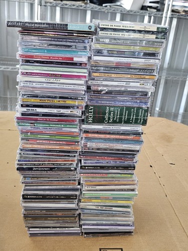 Lot of 99 Brand NEW Sealed Music CD's in Cases w/ All Genres Rare ...