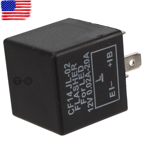 3-Pin CF14 CF-14 JL-02 EP35 LED Flasher Relay Fix For Turn Signal Hyper ...