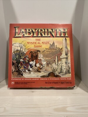 1986 Golden Labyrinth: The Mystical Maze Game 100% Complete W ...