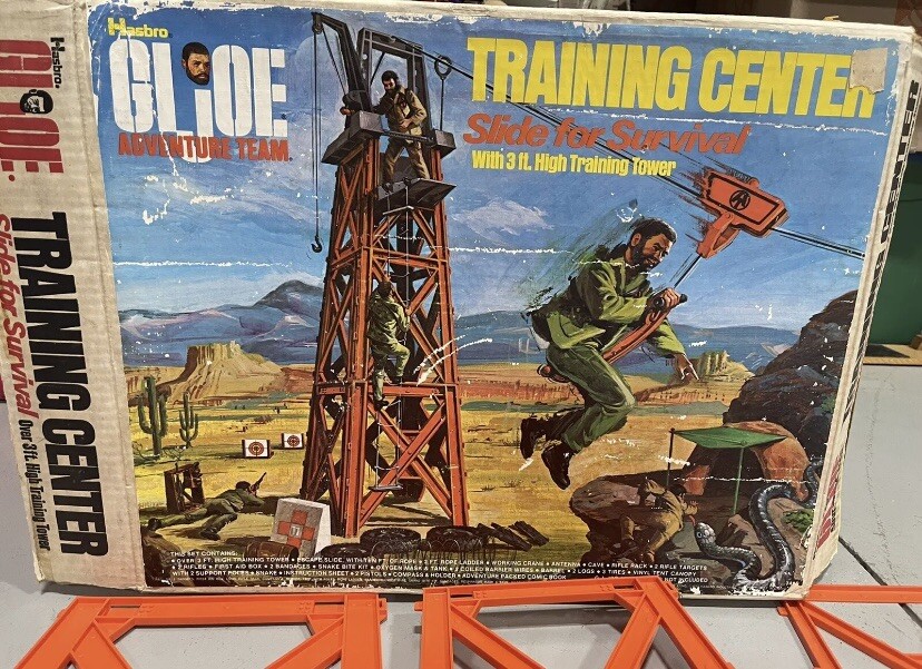 Vintage Hasbro GI Joe Adventure Team Training Center Tower & 1970s With ...