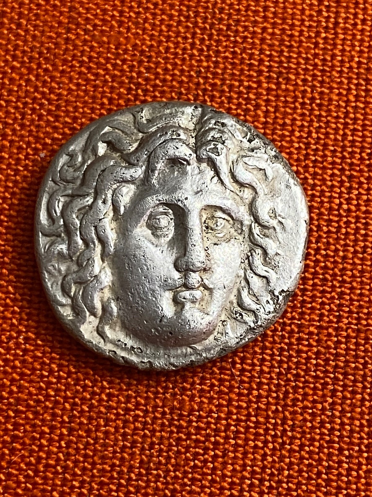 Rhodes didrachm 280 B.C. Large Ancient Silver Colossus of Rhodes coin ...