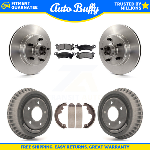 Front Rear Disc Brake Rotors Ceramic Pad Drum Kit For Chevrolet Astro ...
