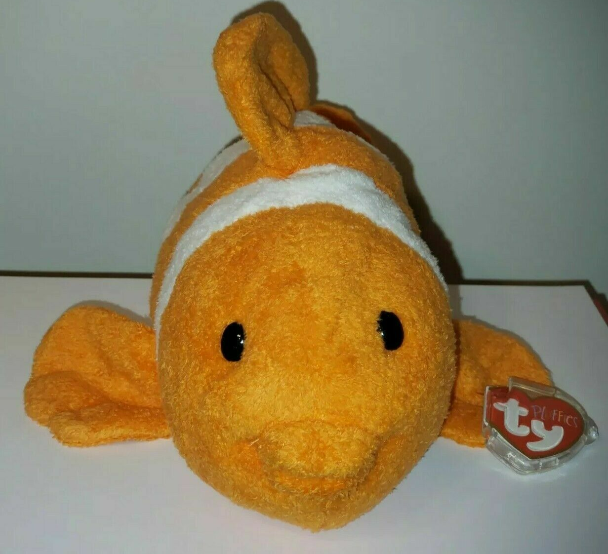 Ty Pluffies - GILLY the Clown Fish 11.5" NEW MWMTs Soft Plush Stuffed ...