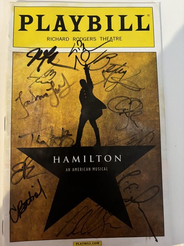 Make Offers!!! Hamilton Original Broadway Cast Autographed Playbill | eBay
