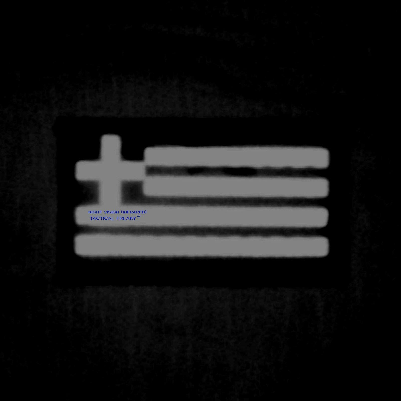 IR Greece flag multicam Hellas Hellenic Greek Infrared 3 touch fastener ...
