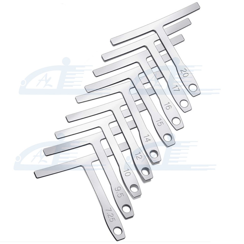 Guitar Neck Notched Straight Edge Understring Radius Gauge String ...