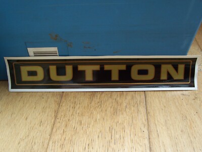 Large Self Adhesive Dutton Kitcar Sticker Badge, Sierra, Melos, Phaeton ...