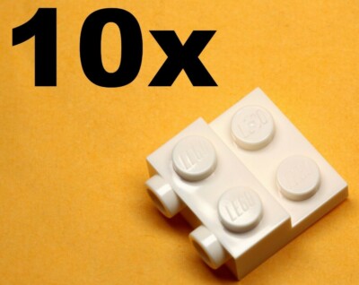 NEW LEGO - PLATES - Modified - 2 x 2 x 2/3 with 2 Studs on Side White ...