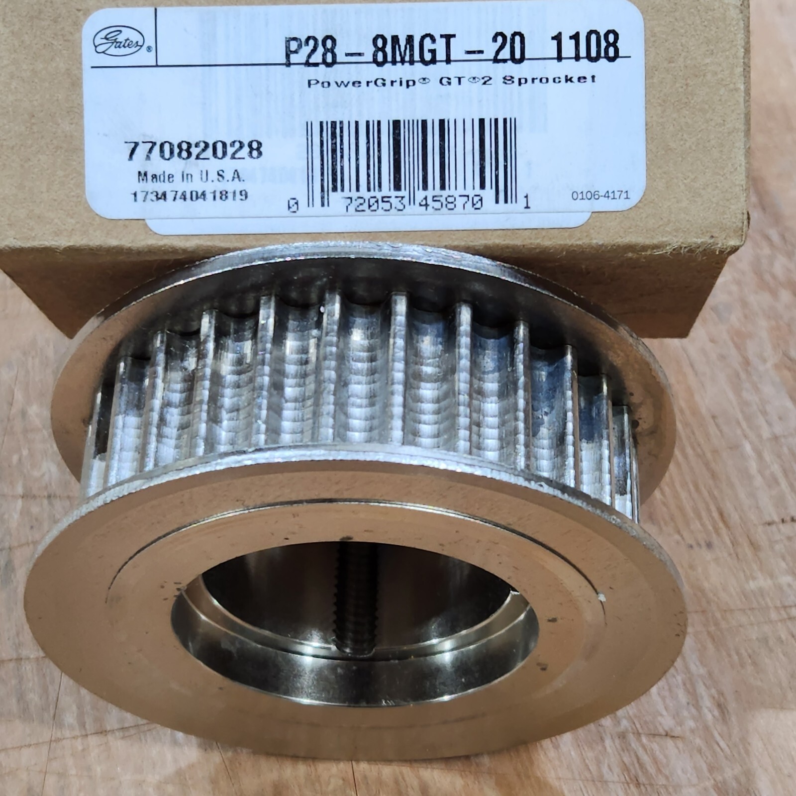 Gates GT2 P28-8MGT-20 1108 Belt Sprocket PowerGrip for sale online | eBay